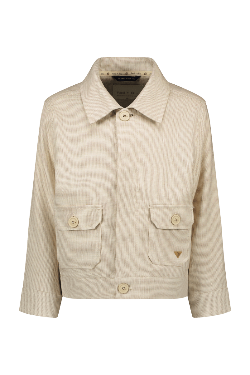 Job jacket gemeleerd zand - Red and Blu